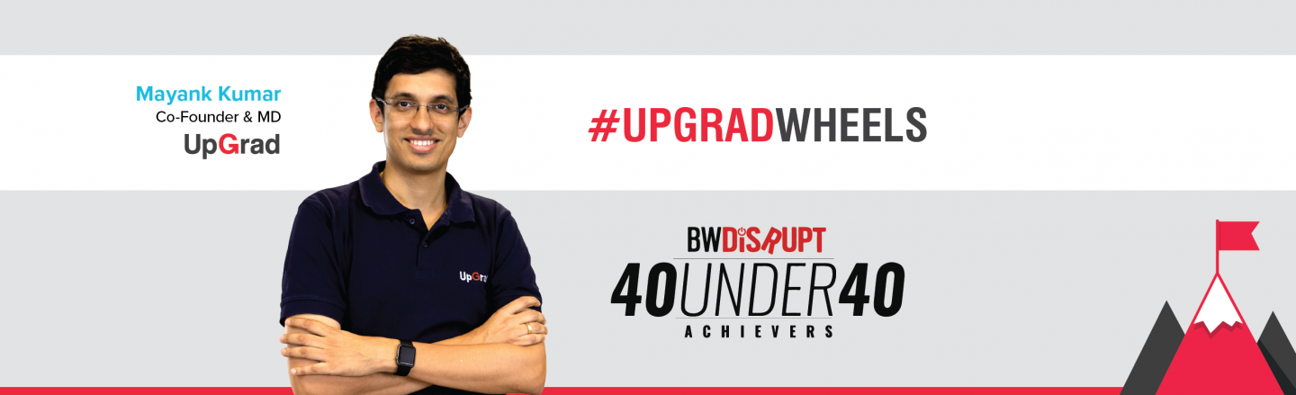 BW Disrupt 40 Under 40 Achiever of the year: Mayank Kumar! | upGrad blog