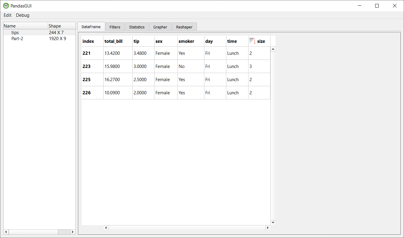 Exploring Pandas Gui [list Of Best Features You Should Be Aware Of