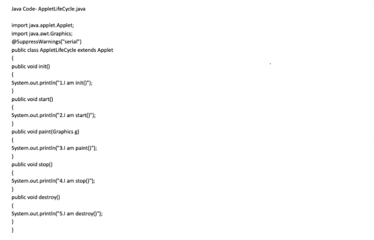 What is Applet in Java? How to Create & Run? | upGrad blog