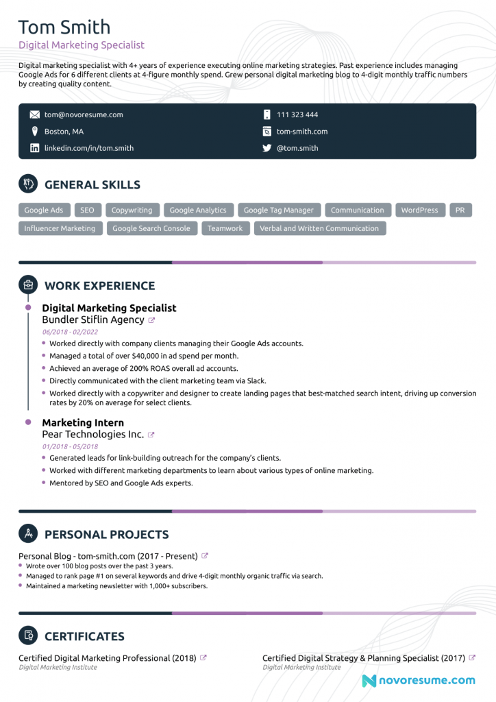 How To Create A Digital Marketing Resume With Samples UpGrad Blog How To Create A Digital Marketing Resume With Samples UpGrad Blog